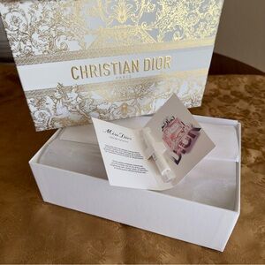 Dior | Party Supplies | New Dior Gift Box Miss Dior Sample And Tissue ...